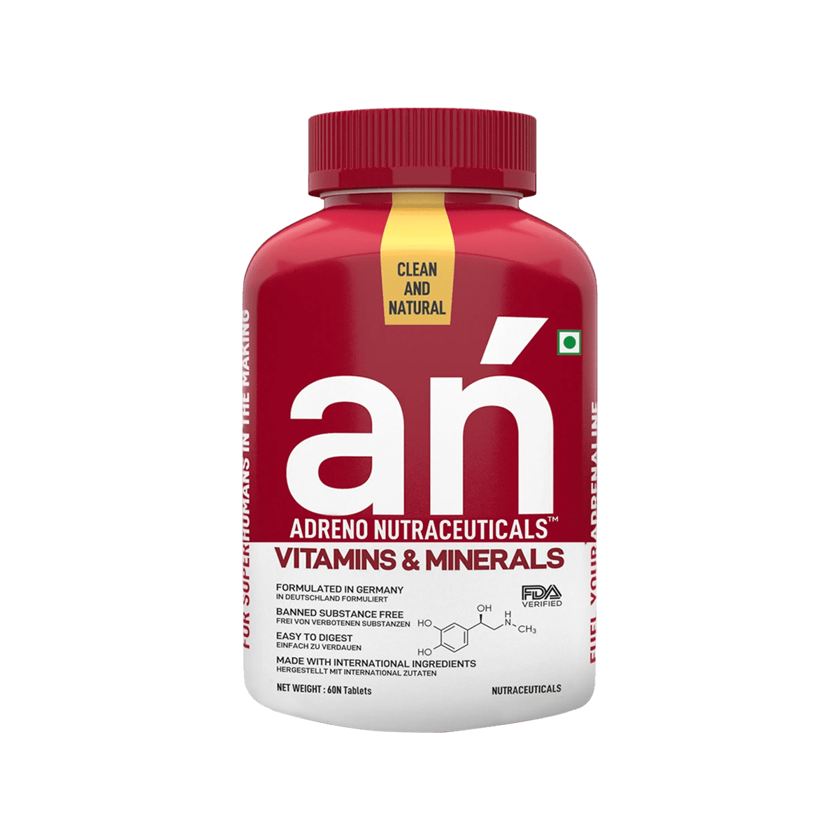 HealthFarm AlphaMen Multivitamin for Men’s Health (60Tab) - Muscle ...